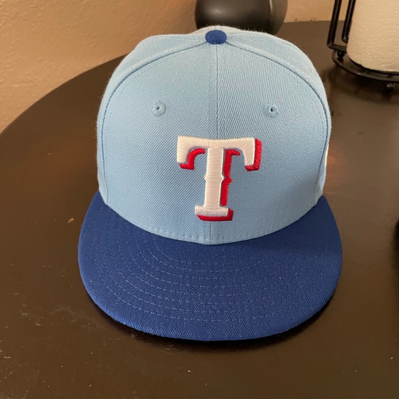 New Era | Accessories | New Era Texas Rangers Powder Blue Hat | Poshmark